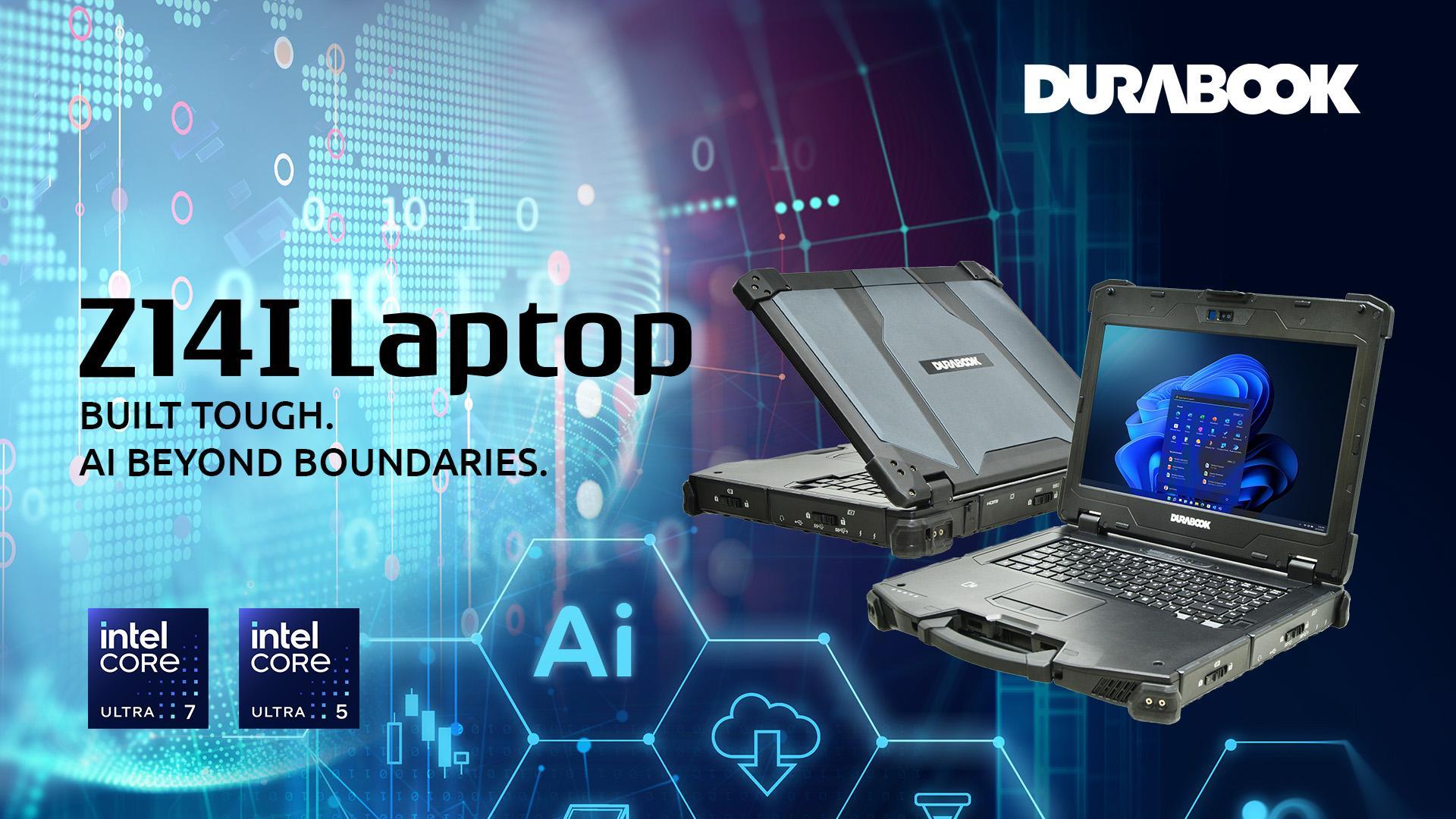 Durabook Z14I Reinforced Laptop Ready for Artificial Intelligence